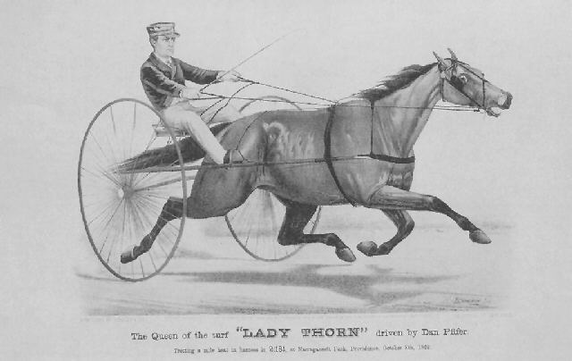 The queen of the turf Lady Thorn driven by Dan Pfifer by Currier & Ives ...