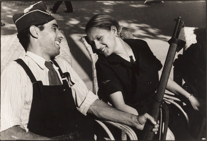 Republican volunteers by Robert Capa on artnet