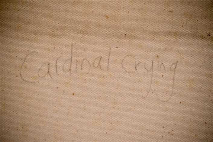 Crying cardinal by Selina Trieff on artnet