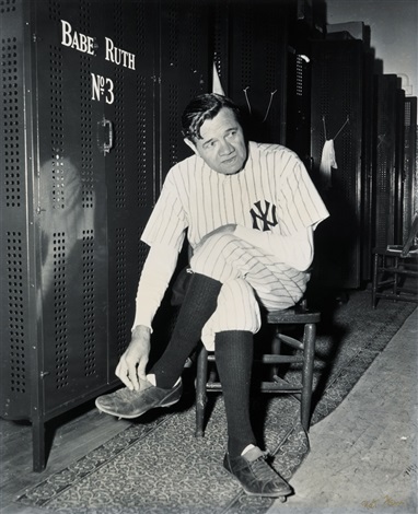 Babe Bows Out Babe Ruth Jackie Robinson by Nat Fein on artnet