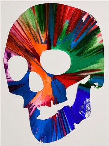 Spin Series - Skull by Damien Hirst on artnet