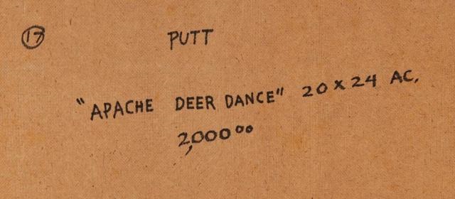Apache Deer Dance by Donald (Putt) Putman on artnet