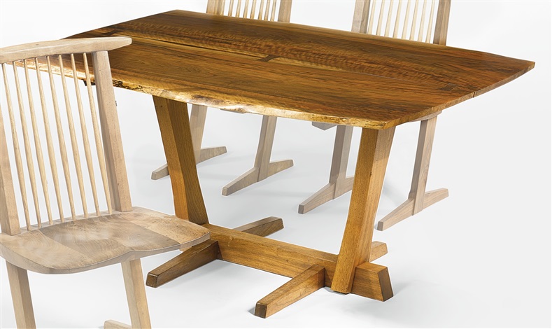 Conoid dining table by George Nakashima on artnet