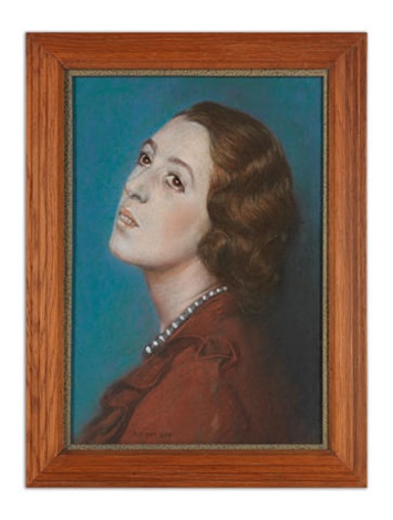 Portrait of Charlotte Elizabeth Newman by Austin Osman Spare on artnet