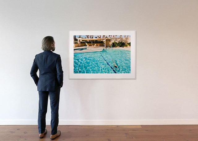 Boy in Pool by Brandon Herman on artnet