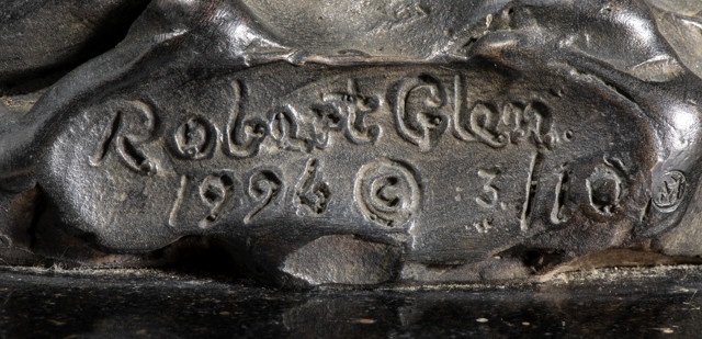 Sitting Lion by Robert Glen on artnet