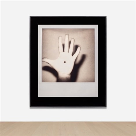 Hand with Spot M by Douglas Gordon on artnet