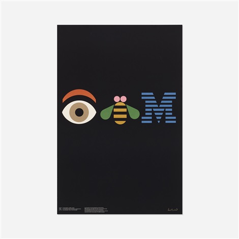 Eye-Bee-M Rebus poster by Paul Rand on artnet