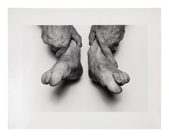 Hands Holding Feet, 1985 by John Coplans on artnet