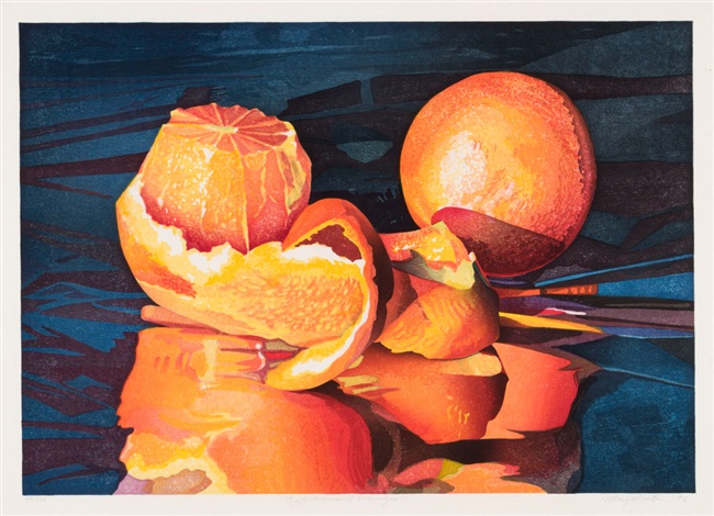 Reflections of Orange by Mary Frances Pratt on artnet