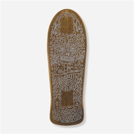 Pop Shop skateboard deck by Keith Haring on artnet