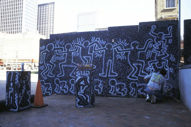 Untitled Pittsburgh Center for the Arts Mural by Keith Haring on artnet