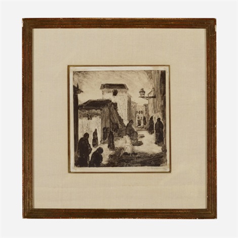 Street Scene by Abraham Walkowitz on artnet