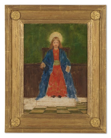 The Child Enthroned by Thomas Cooper Gotch on artnet