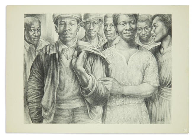 Six Drawings with--another Charles White portfolio by Charles White on ...
