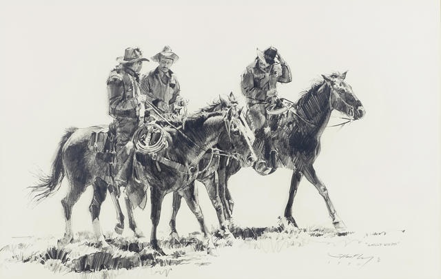 Cowboys, Chilly Winds, and Bill Riggins, Super Looping a group of three ...