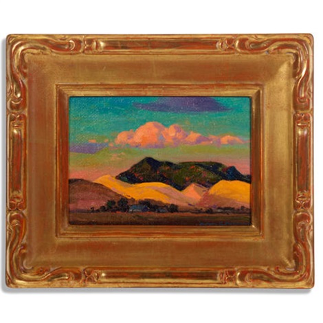 Pink Sky at Dusk by Alfred Richard Mitchell on artnet