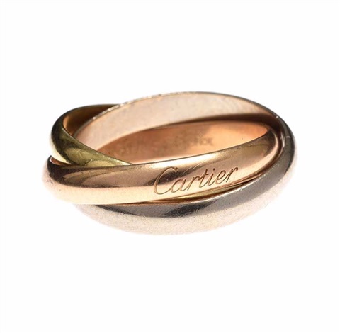 CARTIER 18CT GOLD TRILOGY RING by Cartier (Co.) on artnet