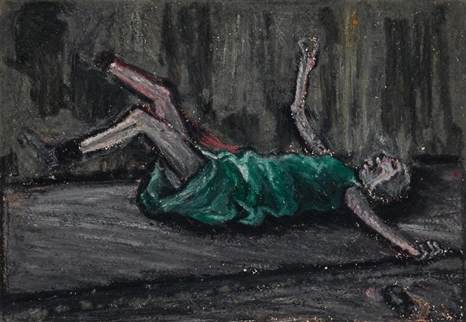 Figure on the Footpath by Peter Booth on artnet