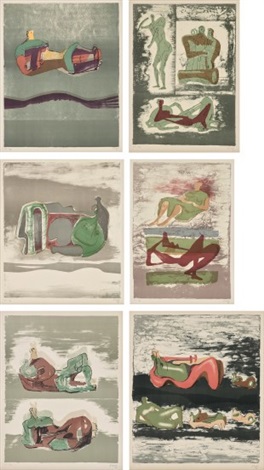 Reclining Figures C. 236-241 by Henry Moore on artnet