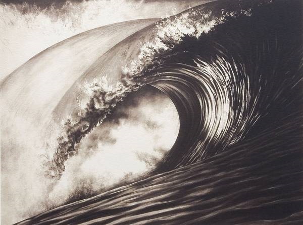 Waves June by Robert Longo on artnet