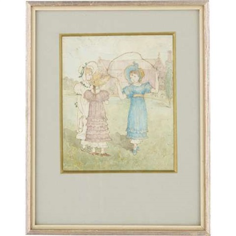 CHILDREN AT PLAY by Kate Greenaway on artnet