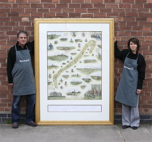 The Old Course, St Andrews by David Eley on artnet