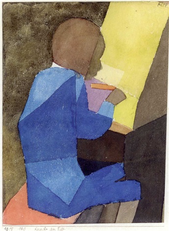 Knabe am Pult by Paul Klee on artnet