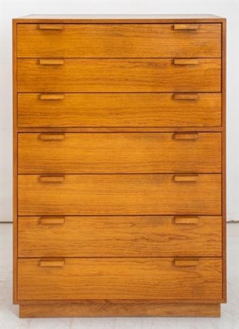 Charles Webb Oak Tall Chest of Seven Drawers by Charles Webb Furniture ...