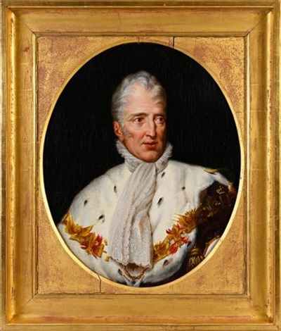 Portrait en buste du roi Charles X 1757-1836 en costume de sacre. by ...