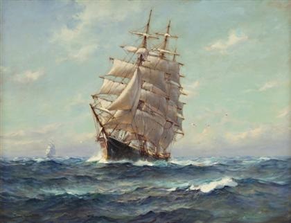 Ships at sea by Frank Vining Smith on artnet