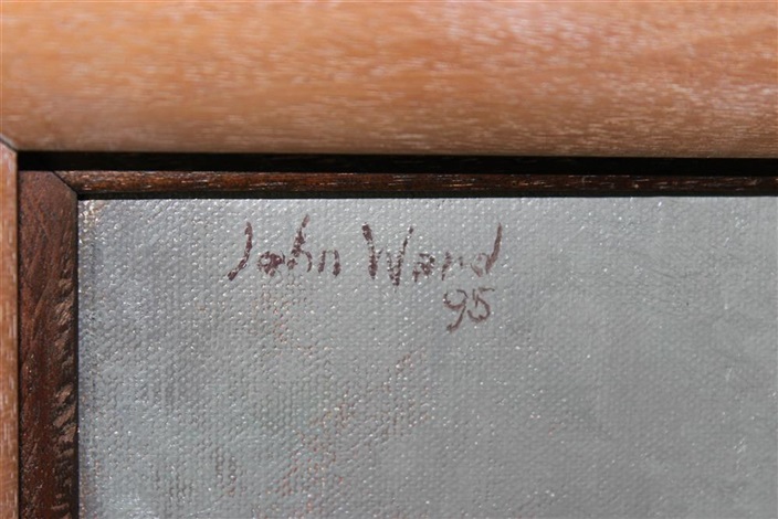 Self portrait with lay figure by John Stanton Ward on artnet