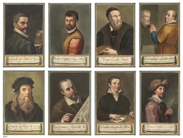 A Collection Of Eighty Self Portraits Of Artists From Ritratti