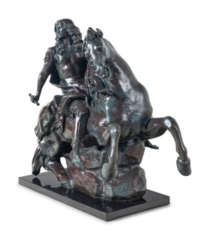 A Bronze Figure of Louis XIV on Horseback by Gian Lorenzo Bernini on artnet