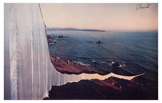 Wrapped coast, Little Bay, Australia by Christo and Jeanne-Claude on artnet