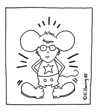 Andy Mouse by Keith Haring on artnet