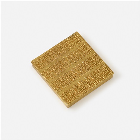 Gilt bronze box by Line Vautrin on artnet