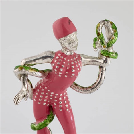 Snake charmer by Gene Moore on artnet