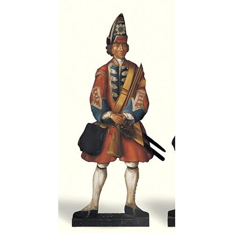 Grenadier of the Royal Scots Fusiliers, 21st Foot Regiment, in full ...