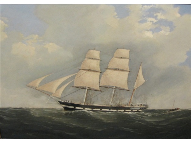 The barque Adelaide as she appeared on Friday 4th February 1853 by ...