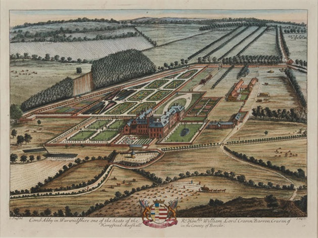 A Set of Four Engravings of British Country Houses by Johannes Kip on ...