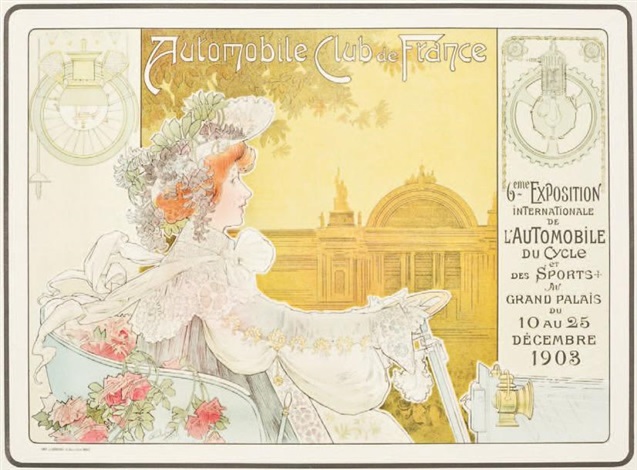 Automobile club de france by Henri Privat-Livemont on artnet