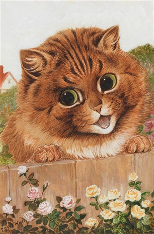 A Happy Face by Louis Wain on artnet