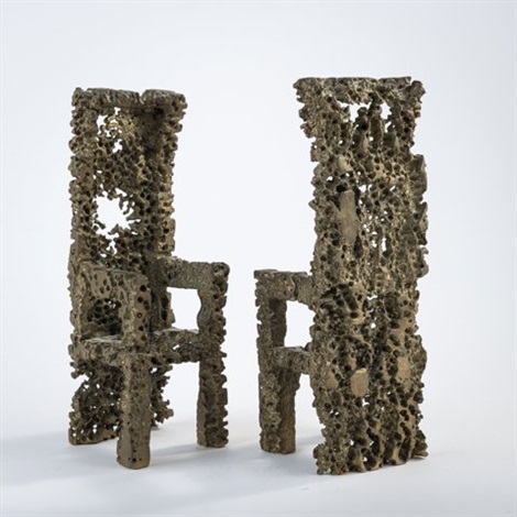 Two chair sculptures by Urano Palma on artnet