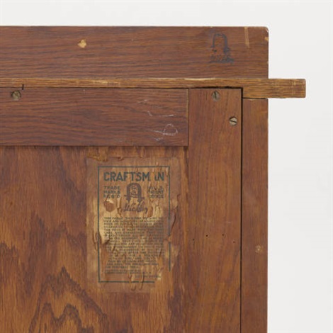 China cabinet, model 820 variant by Gustav Stickley on artnet