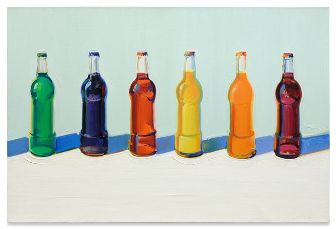 Pop Bottles by Wayne Thiebaud on artnet