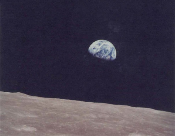 Earthrise from Apollo 8 by NASA and Frank Borman on artnet