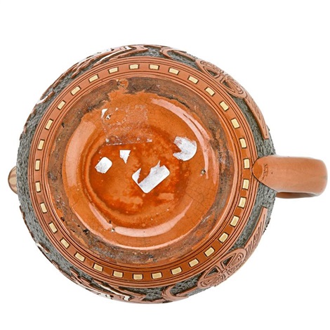 Rozane Della Robbia vase with Roman chariot and horses by Roseville ...