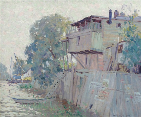 Old Houses, Berthier by William Henry Clapp on artnet