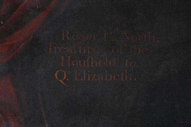 PORTRAIT OF ROGER, 2ND LORD NORTH D. 1600, FULL-LENGTH, IN A BLACK COAT ...